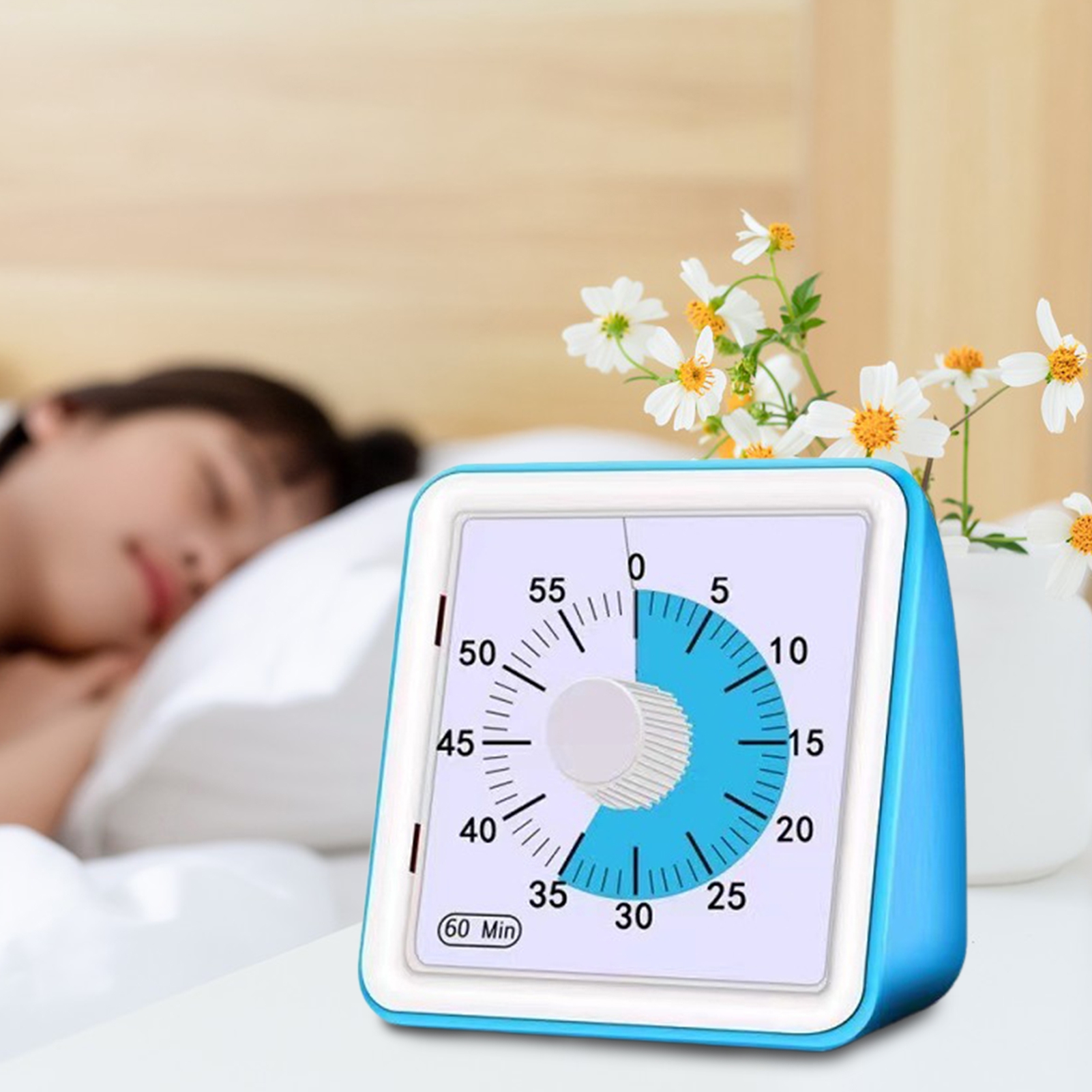 Tnobhg Visual Countdown Timer for Classroom Meetings Kitchen Silent ...