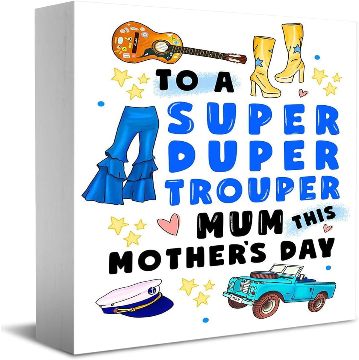 To A Super Duper Trouper Mum Mother's Day Rustic Farmhouse Mother's Day ...