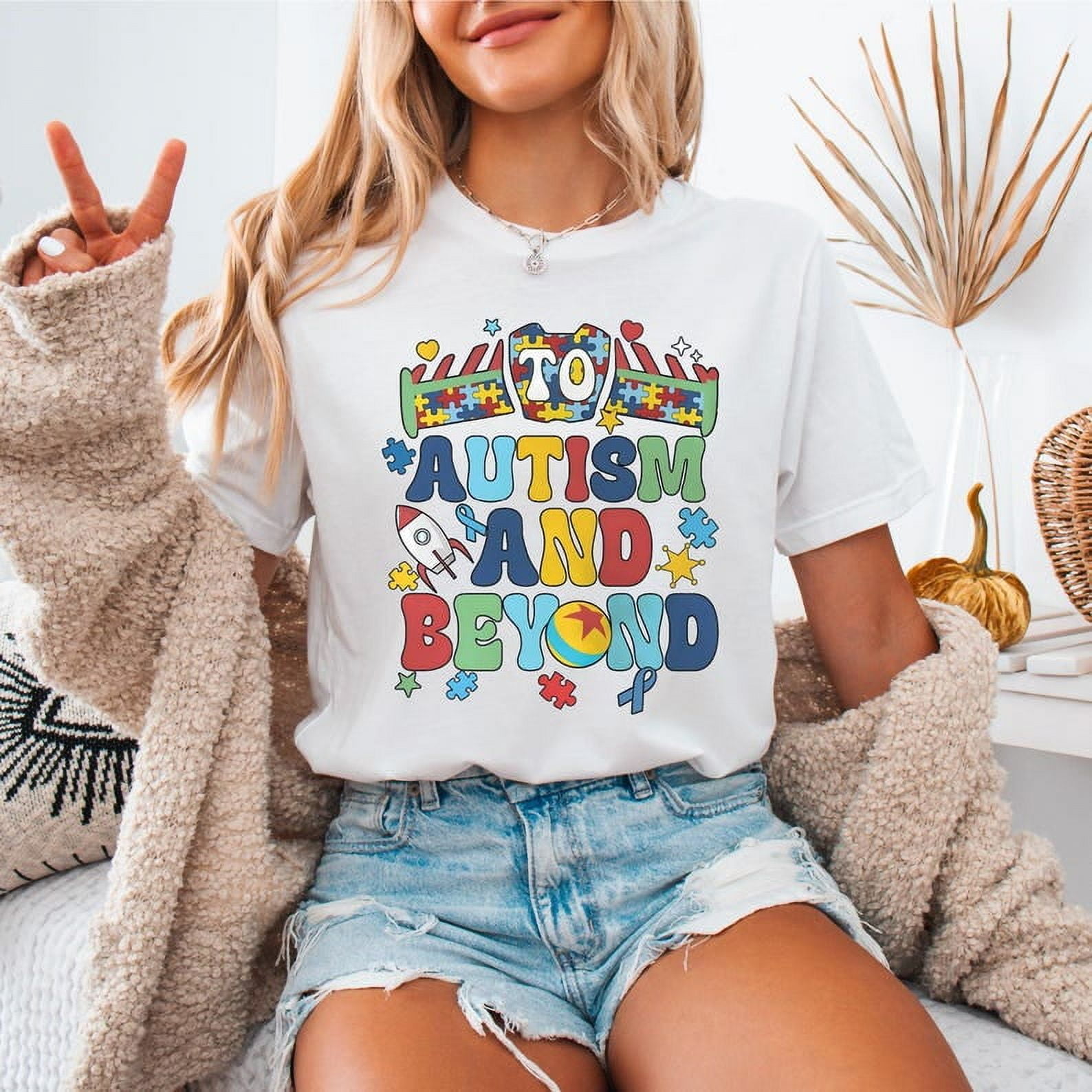 To Autism And Beyond Shirt, Toy Story Autism Awareness Tee ...