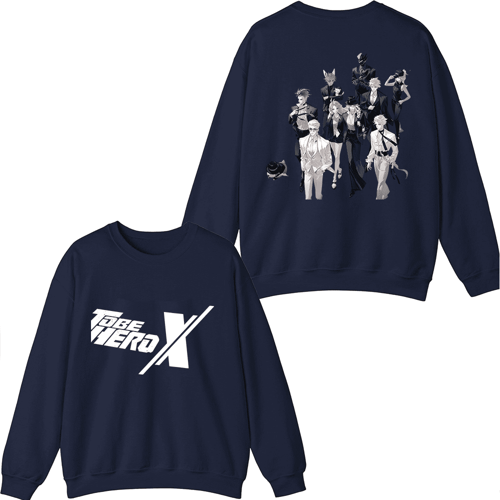 To Be HERO X Merch Crewneck Sweatshirt Unisex Anime Series Long Sleeve ...