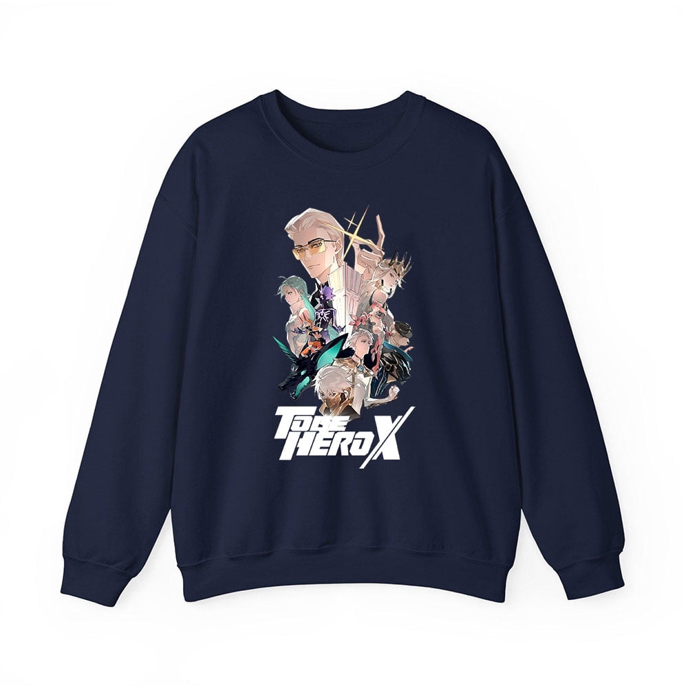 To Be HERO X Merch illustration Crewneck Sweatshirt Men Women Anime ...