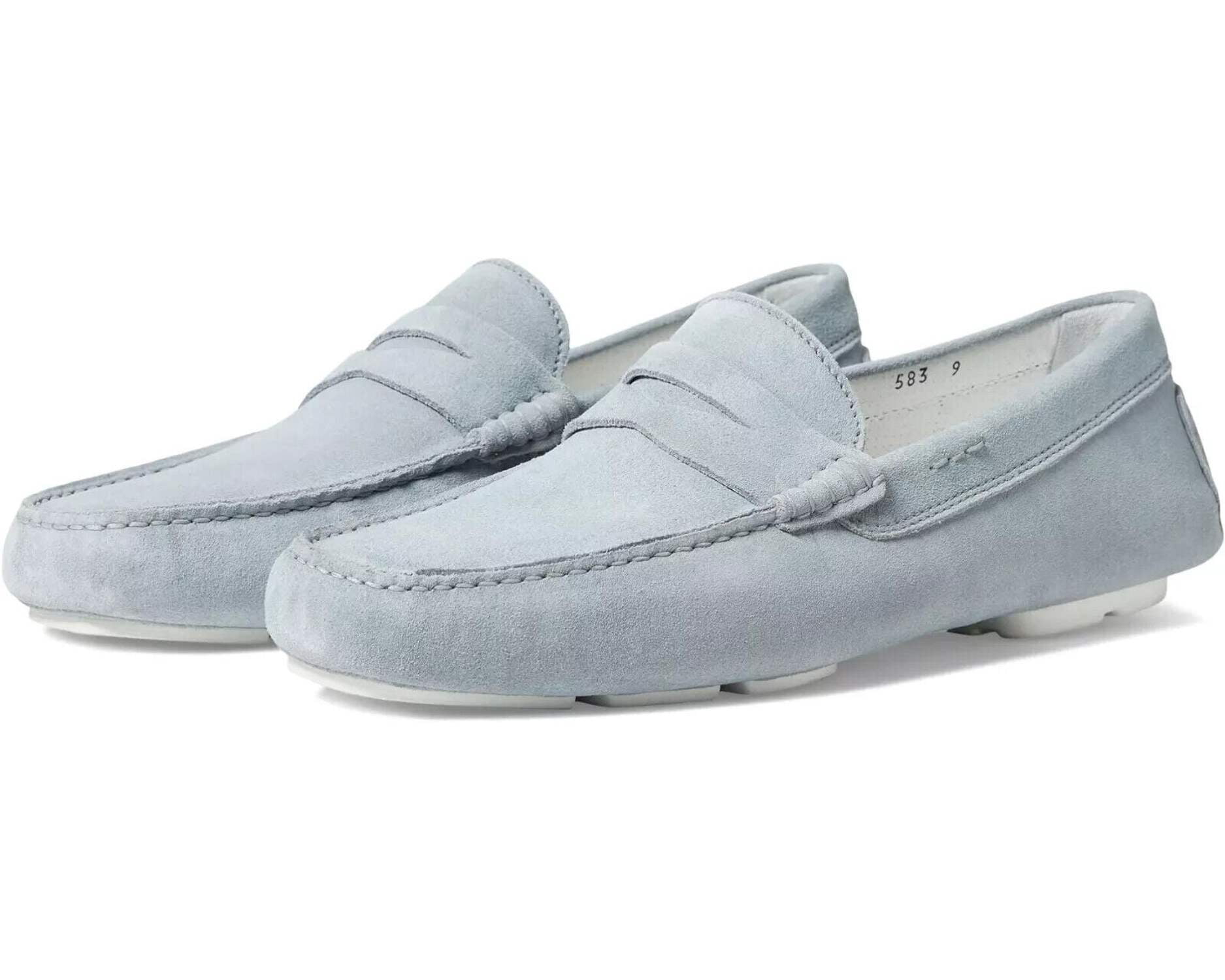 To Boot New York Idris Loafers Men's US 7 Light Blue Suede Casual Shoes ...
