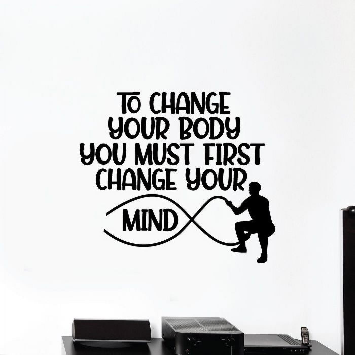 To Change Your Body You Must First Change Your Mind - Exercise Workout ...