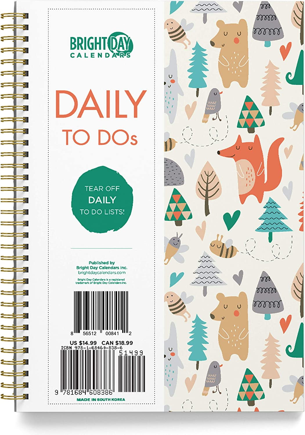 To Do List Daily Task Checklist Planner Time Management Notebook, 8.25 ...