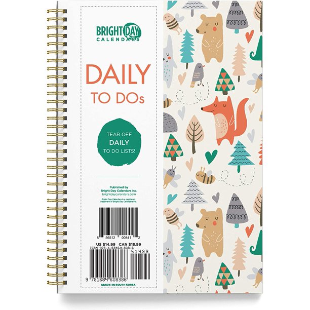 To Do List Daily Task Checklist Planner Time Management Notebook, 8.25 ...