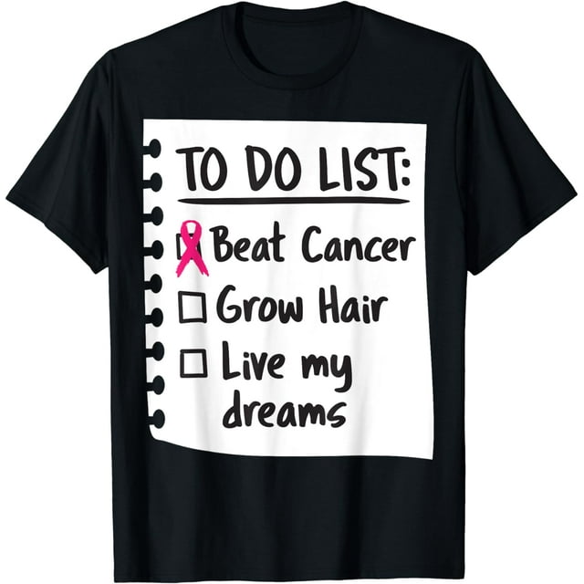 To Do List Funny Breast Cancer Awareness T-Shirt - Walmart.com