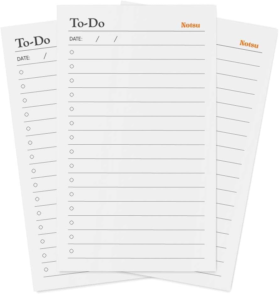 To Do List Grid Index Cards 3x5 | 50 Task Planner Vertical Notecards ...