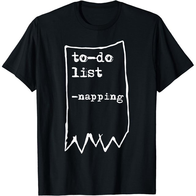 To-Do List Napping T-Shirt - Walmart.com