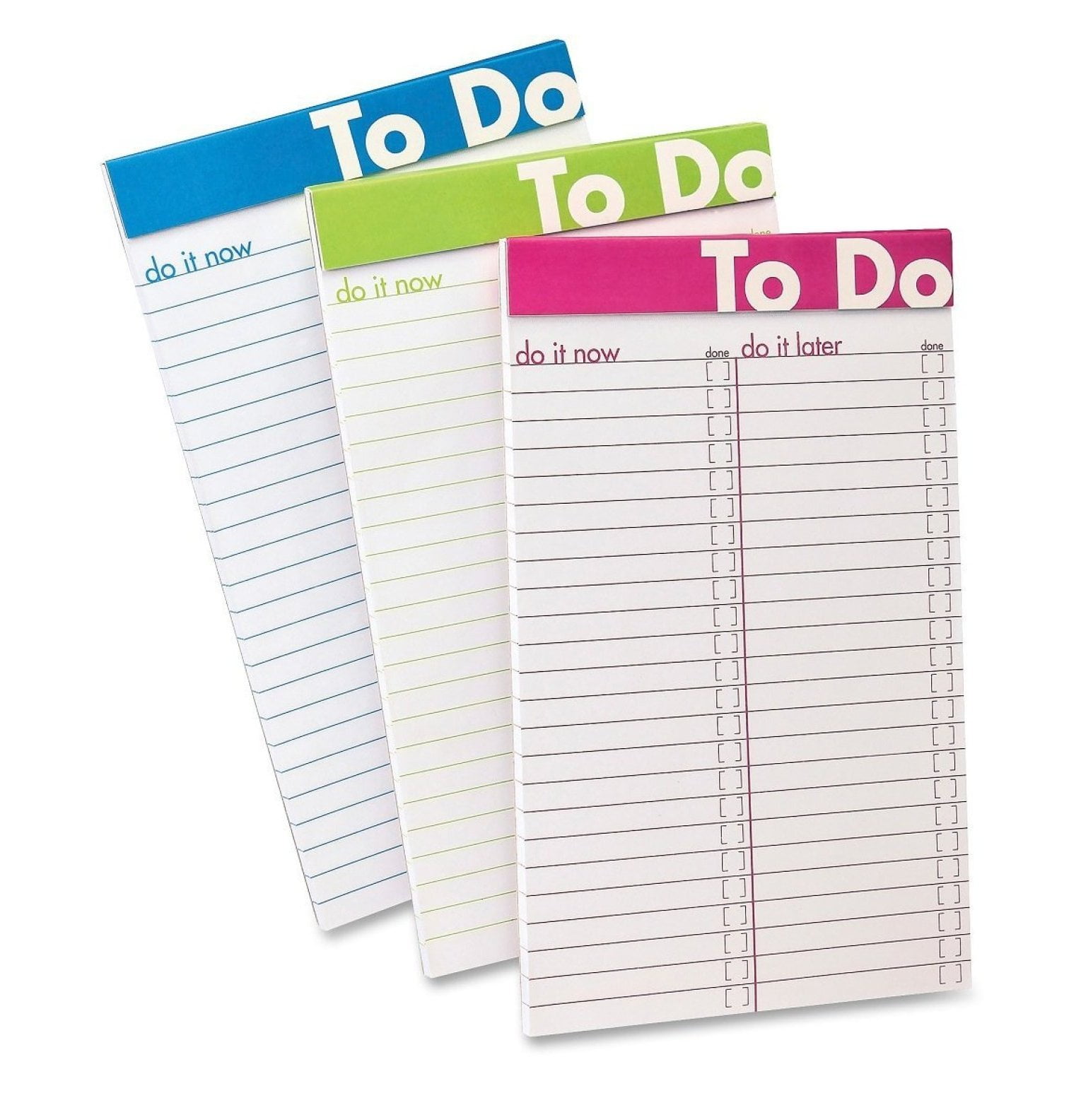 To Do List Notepad 5x8, 50 Sheets, Color Random, 6 Pack - Daily Planner ...