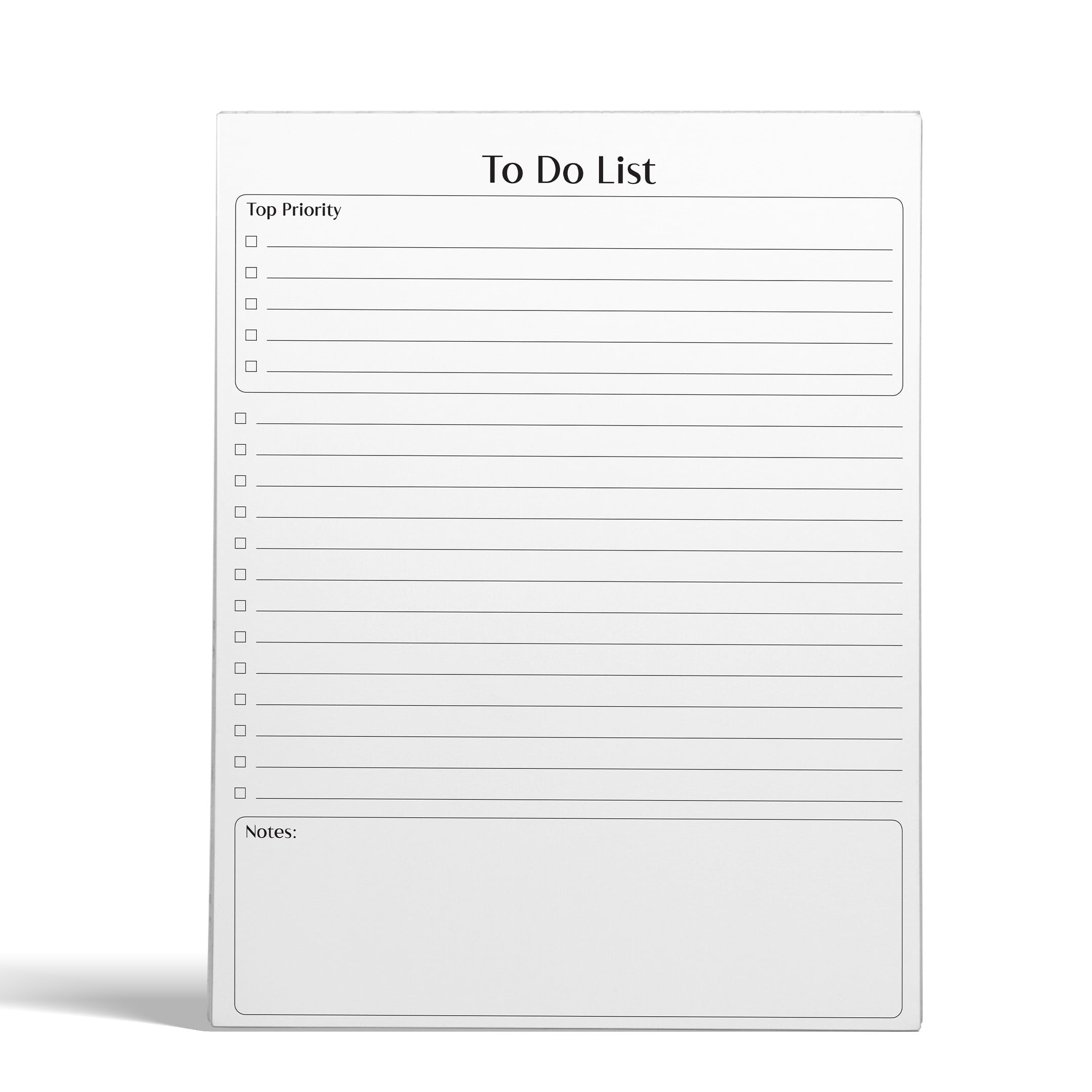 To Do List Notepad, 8.5" x 11", Planning Note Pad, 50 Sheets, Daily ...