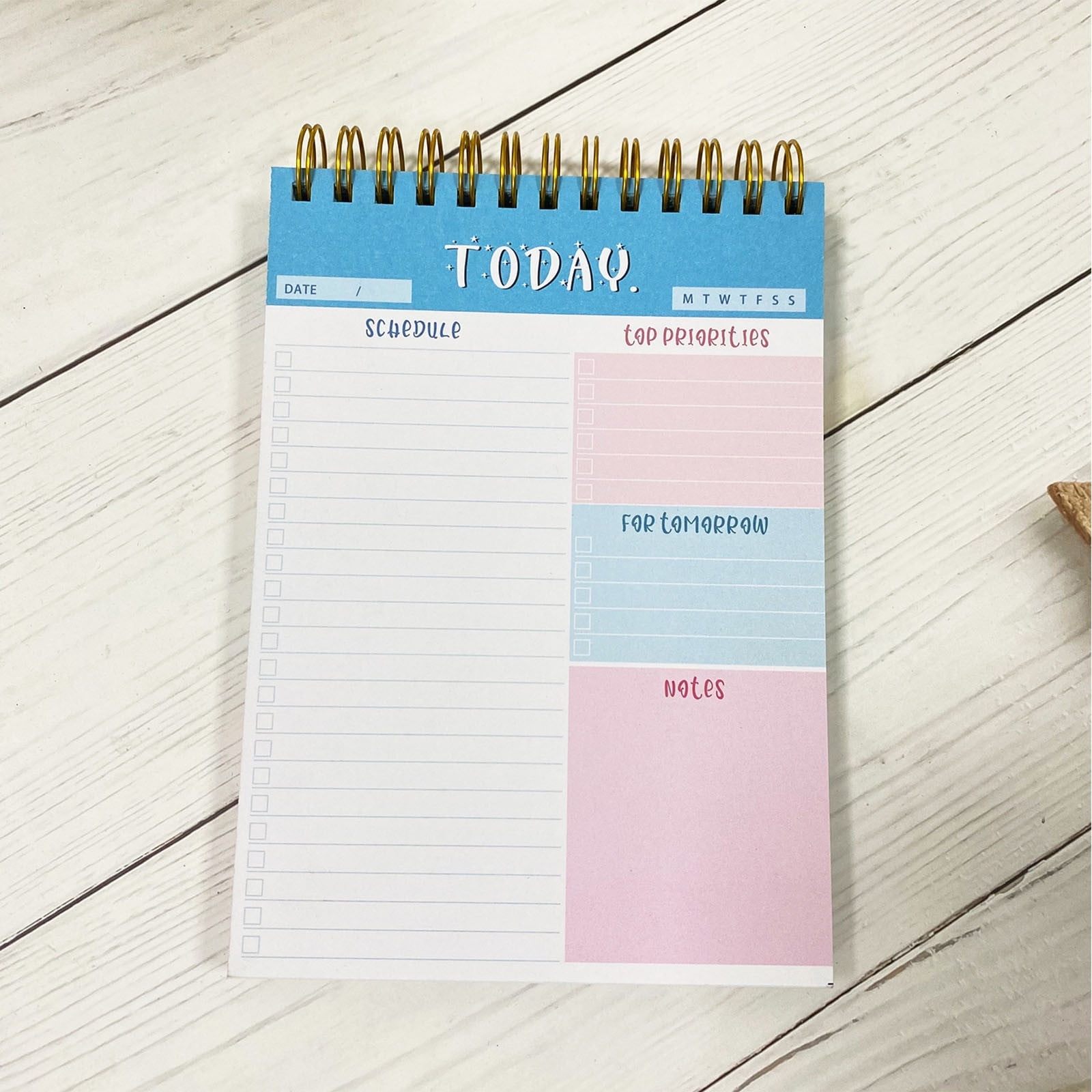 To Do List Notepad - Daily Planner Notepad Undated 52 Sheets Tear Off ...
