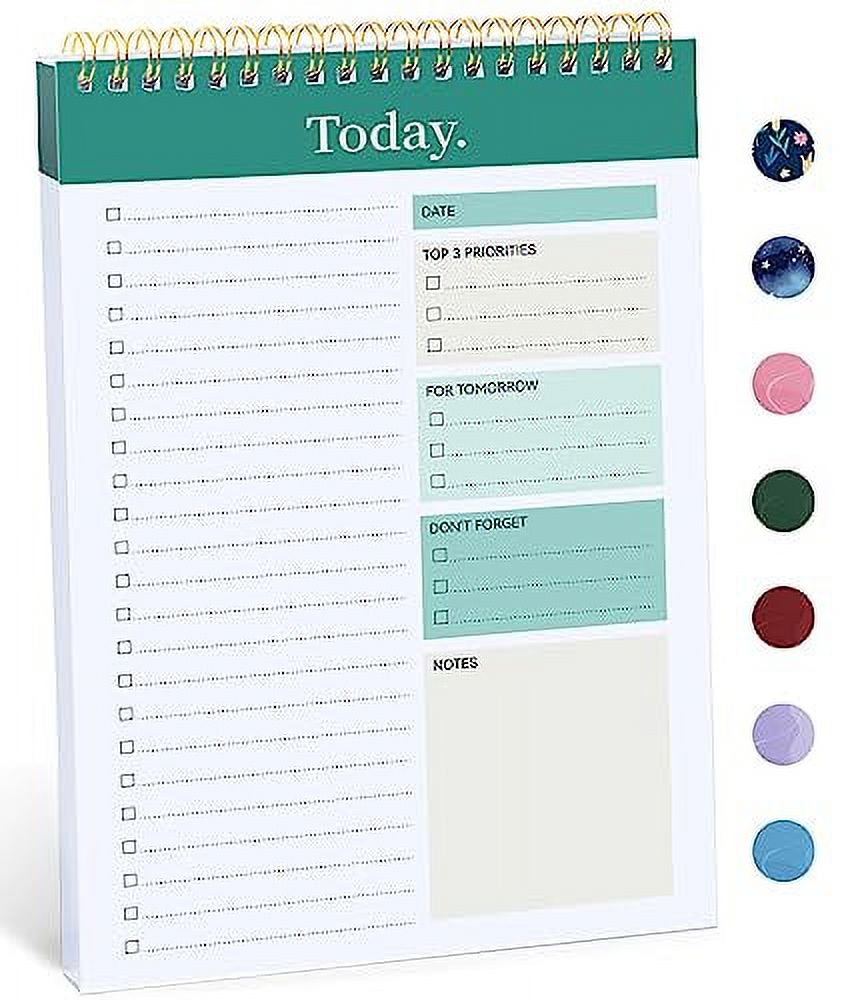 To Do List Pad - To Do List Notebook for Work with 52 Sheets, Undated Daily Planner Perfect for ...