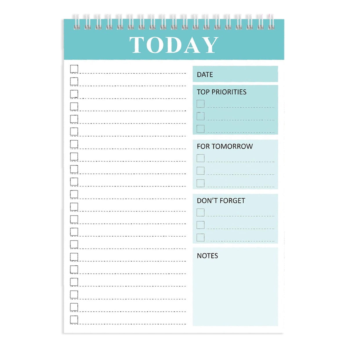 To Do List Pad - To Do List Notebook for Work with 52 Sheets, Undated ...