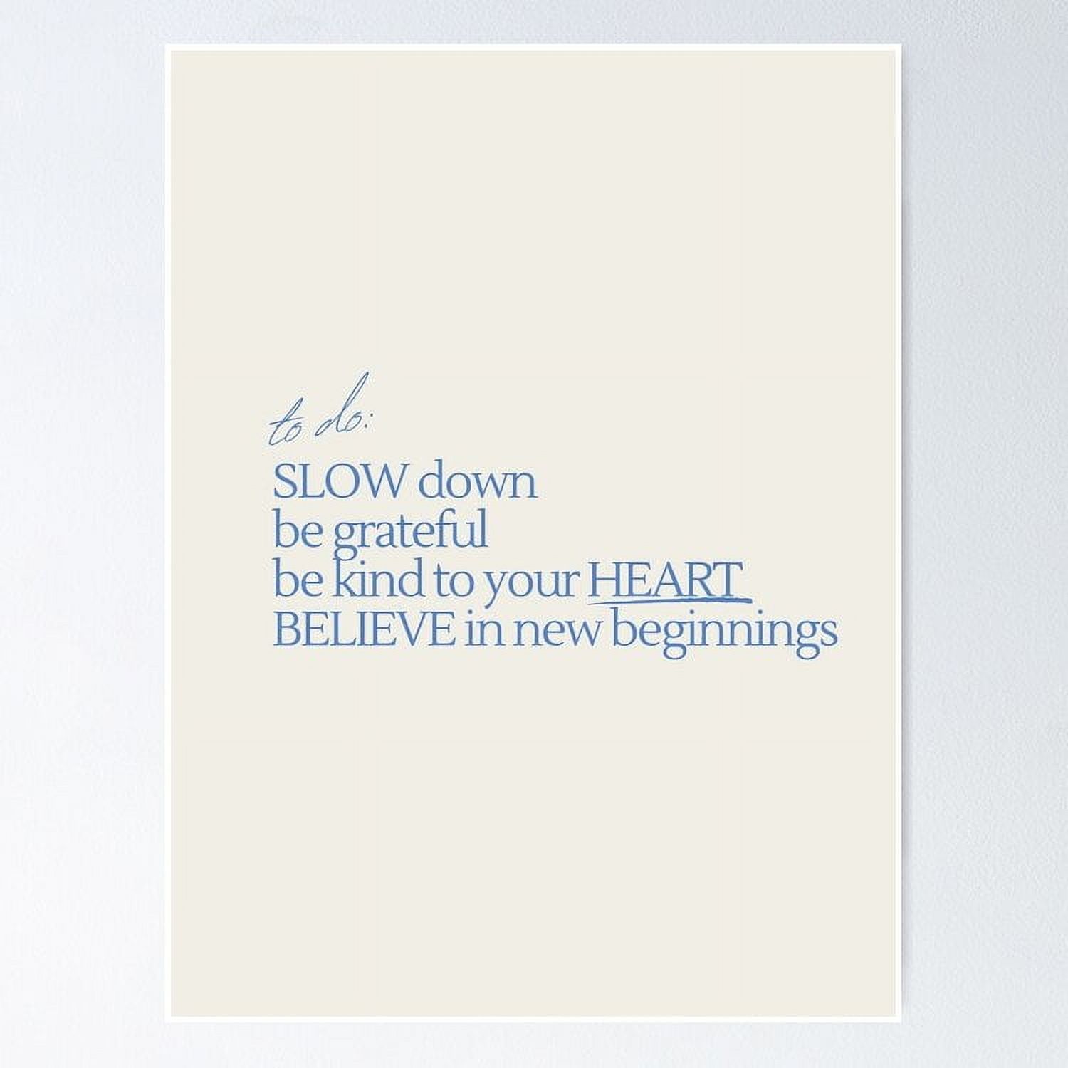 To Do List Poster- Unframed Poster | Wall Art | Perfect For Home Decor ...