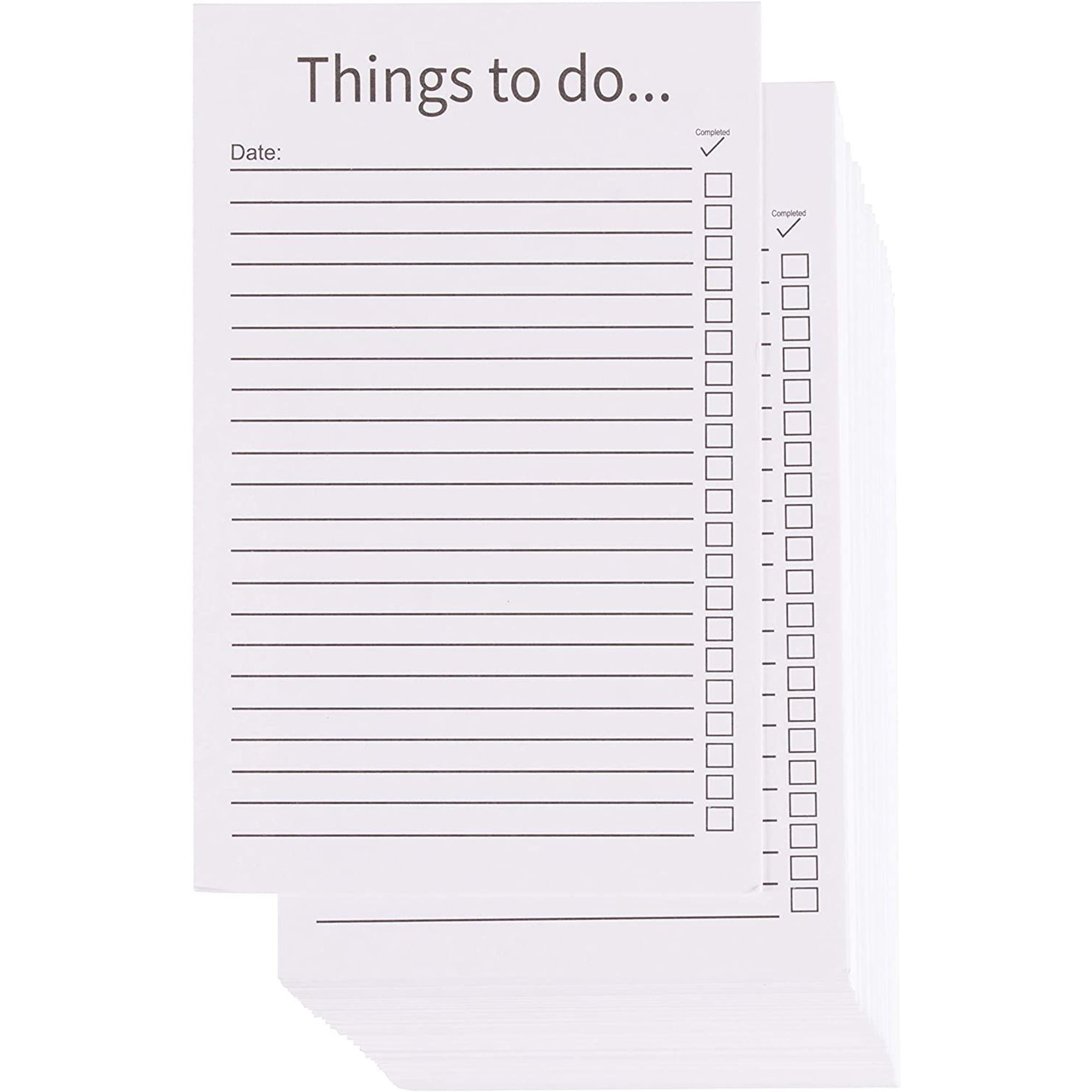 To-Do Task Cards - 200-Pack Things to Do Index Card, Thick Cardstock ...