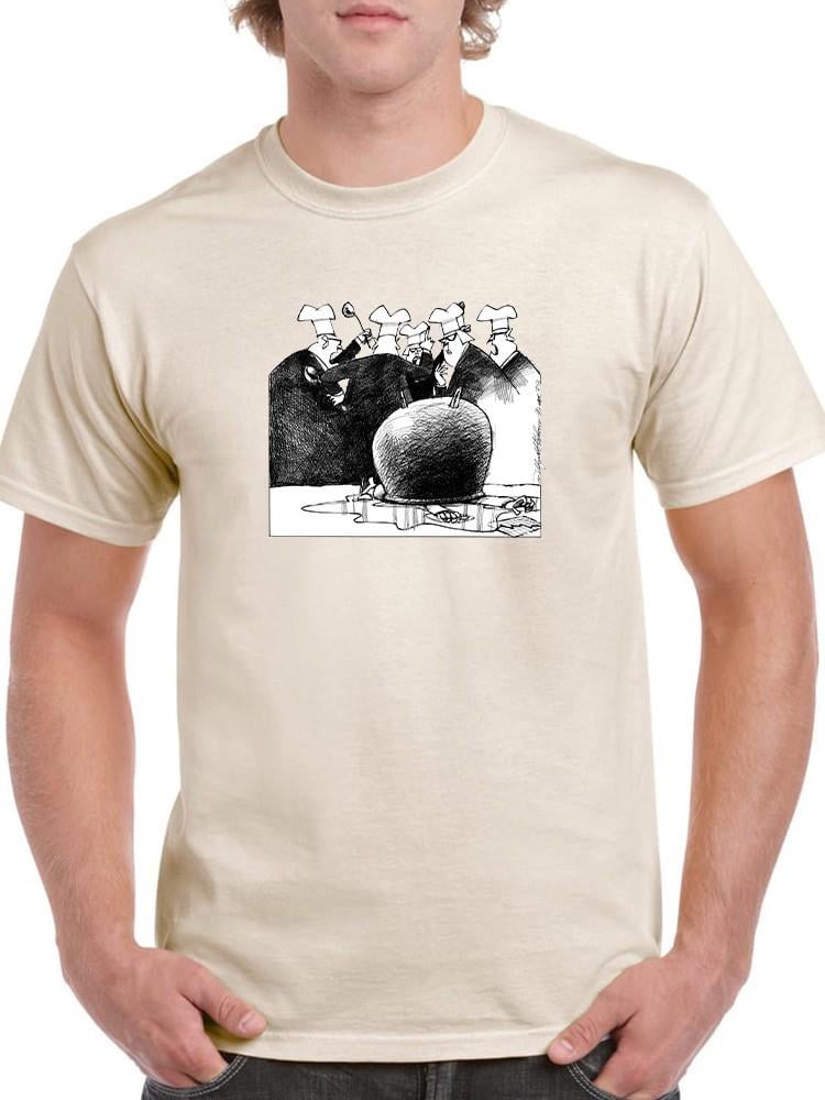 To Feed On The Facts T-Shirt Men -Wilfred Hildonen Designs, Male Small ...