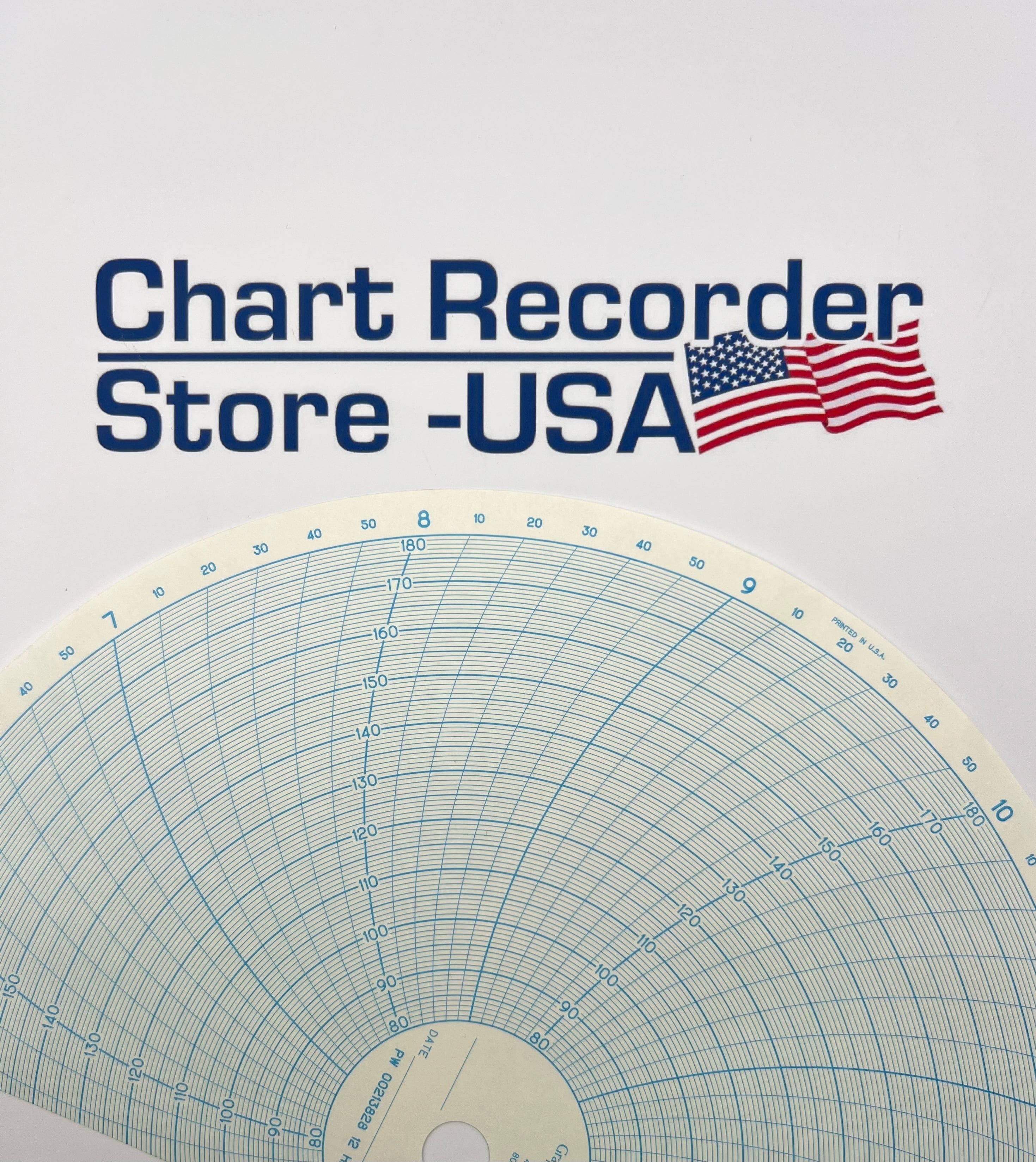 To Fit PW-002-138-28 Partlow Circular Chart Paper (80-180 by 10/ 12 ...