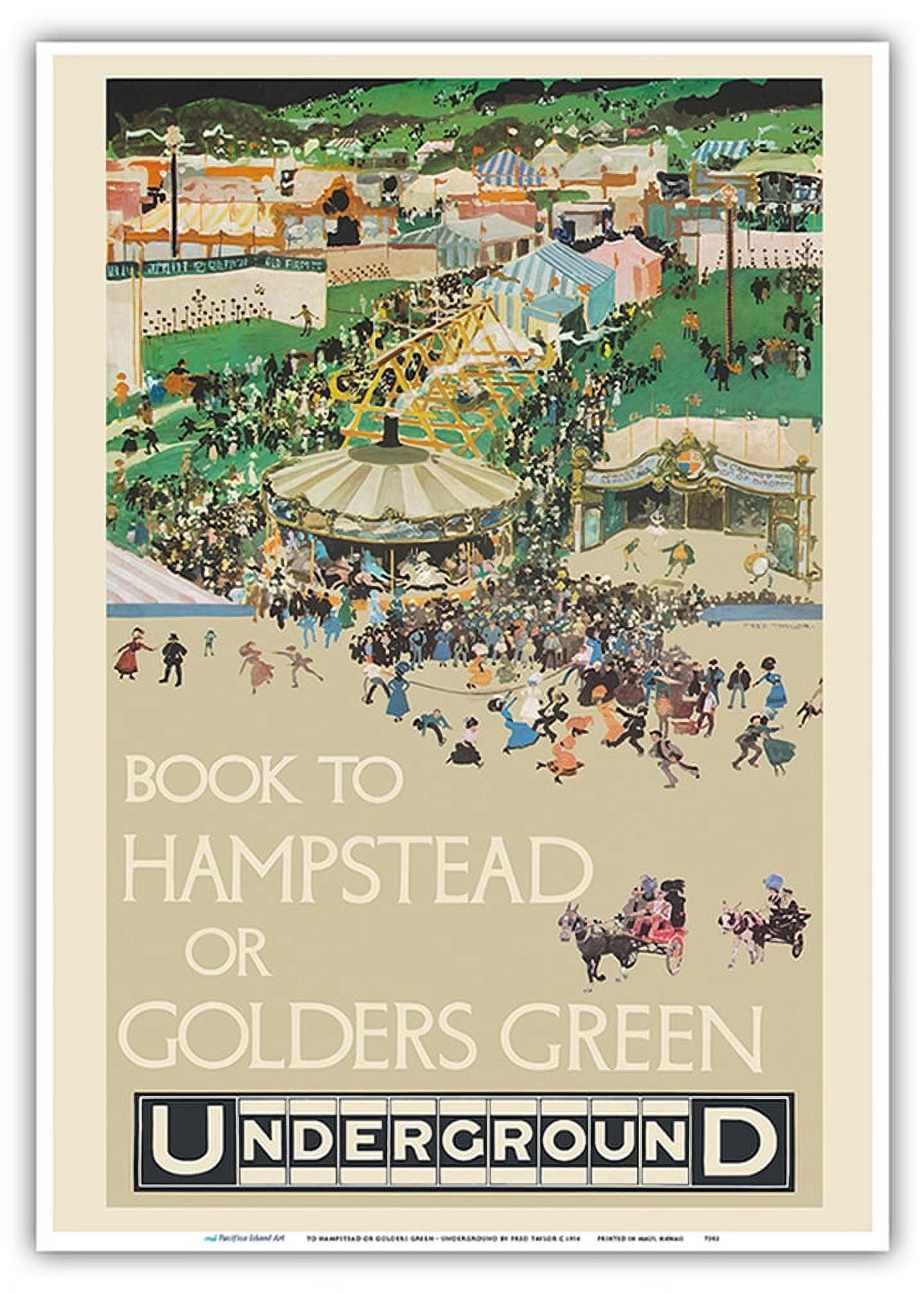 To Hampstead or Golders Green England - London Underground (The Tube ...