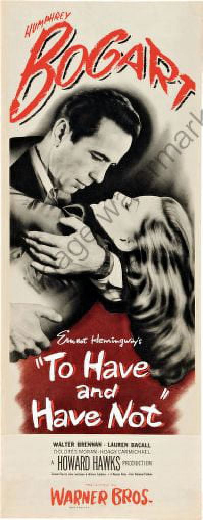 To Have And Have Not Movie Poster Insert 14inx36in Multi-Color Square ...