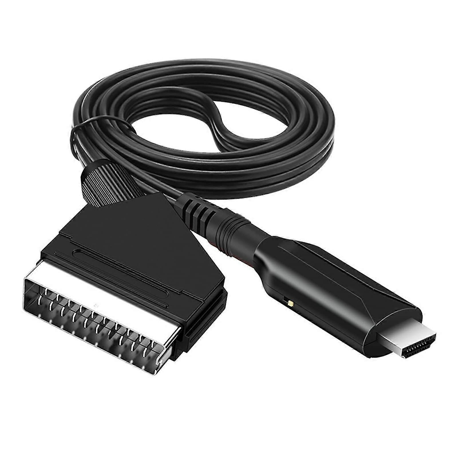 To Hdmi Cable - Scart To Hdmi Adapter - All In One Scart To Hdmi Audio ...
