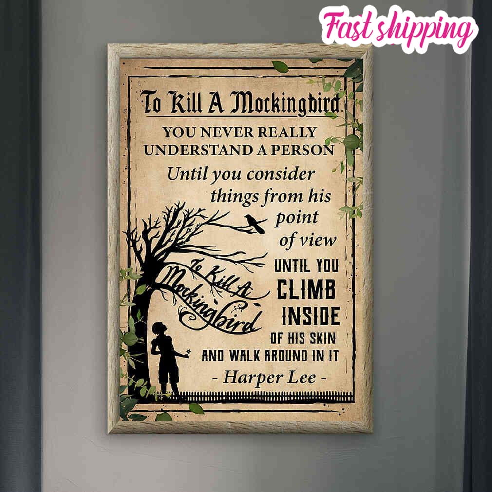 To Kill If Mockingbird Harper Lee Poster Prints Poster Wall Art ...