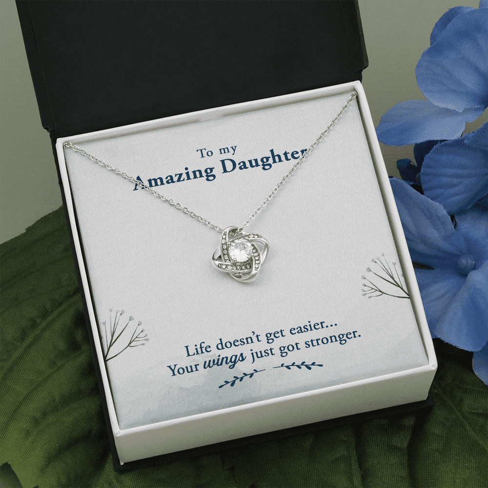 To My Amazing Daughter Gift Necklace, Birthday Gift Necklace For ...