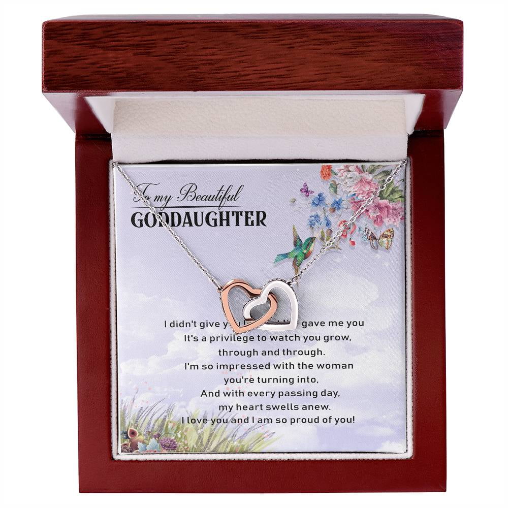 To My Beautiful Goddaughter Birthday Message Card From Godmother ...