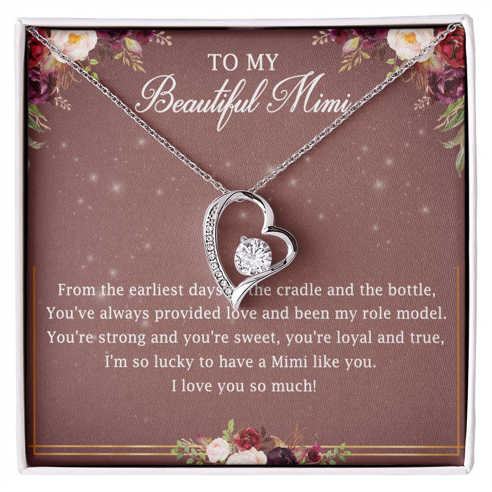 To My Beautiful Mimi Message Card - You're Strong And Sweet - Forever ...