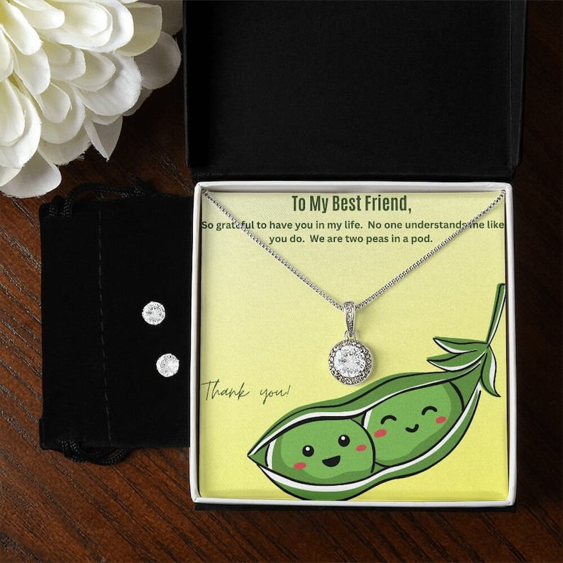 To My Best Friend Eternal Hope Necklace & Earring Set Best Friend ...