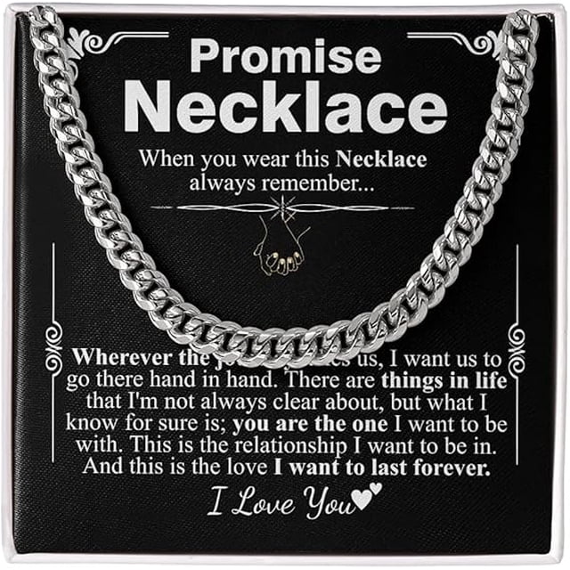 To My Boyfrend Birthday Gift, Boyfriend Necklace Birthday, Custom Gift ...