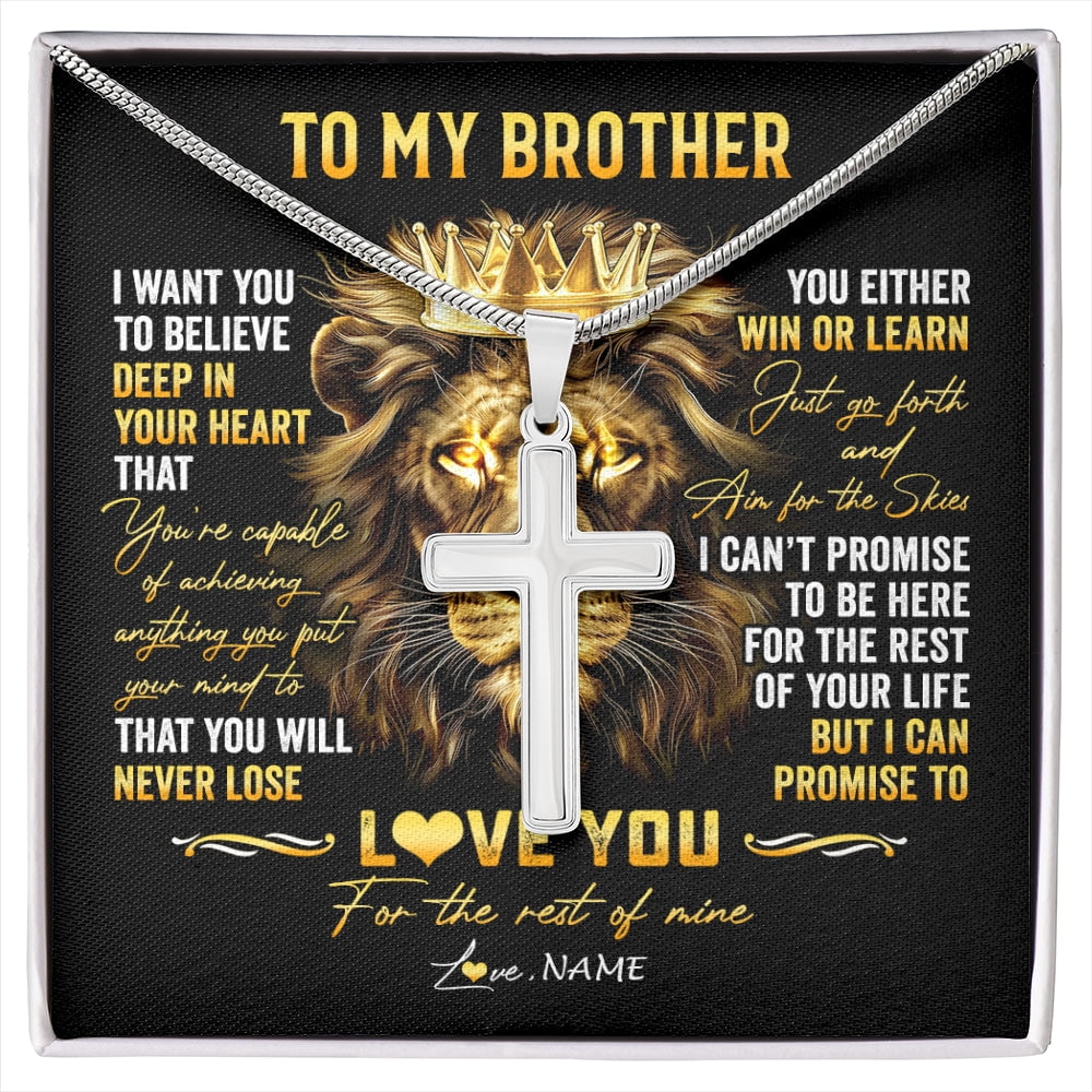 To My Brother From Sister Father You Will Never Lose Lion Brother ...