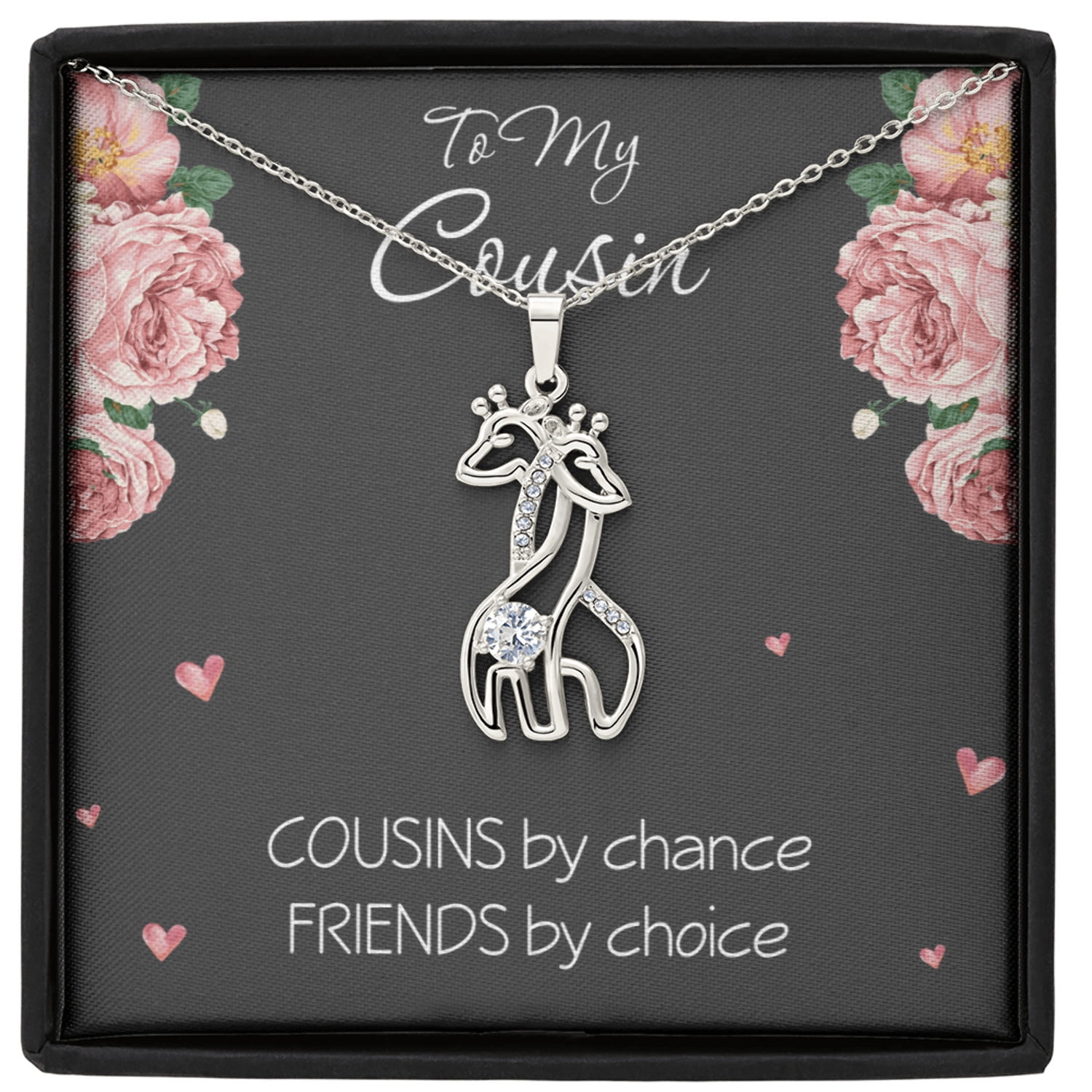 To My Cousin Necklace Cousins By Chance Friends by Choice Cousin ...