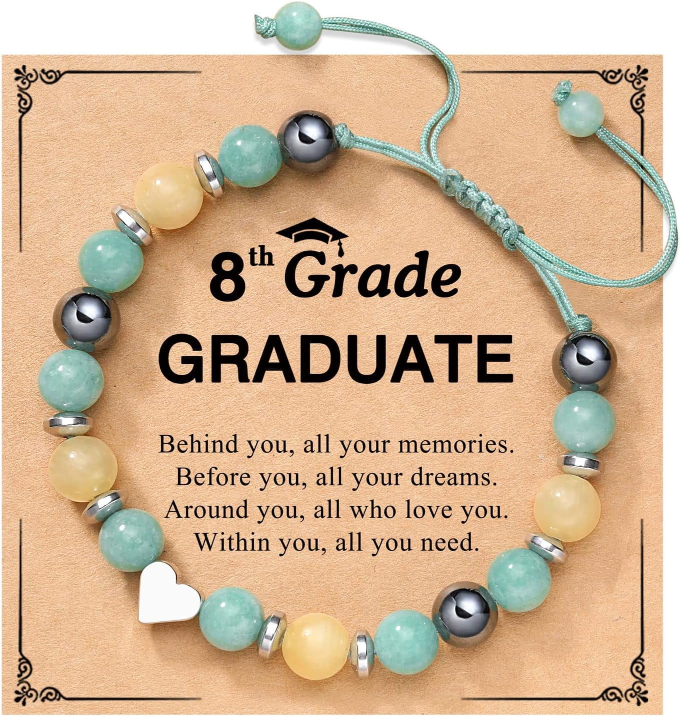 To My Daughter/Granddaughter/Niece Bracelet, Birthday Back to School ...