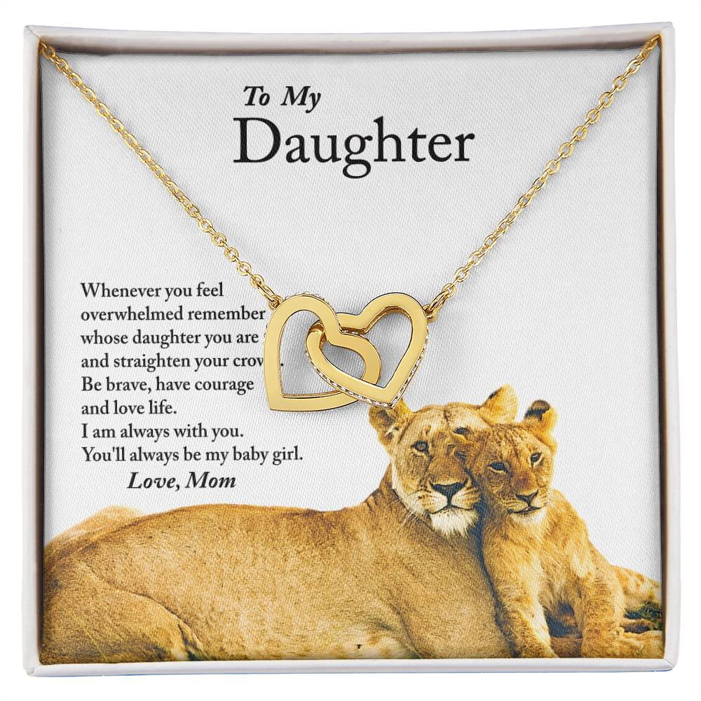 To My Daughter - Love gift from mom - Always with you, Interlocking ...