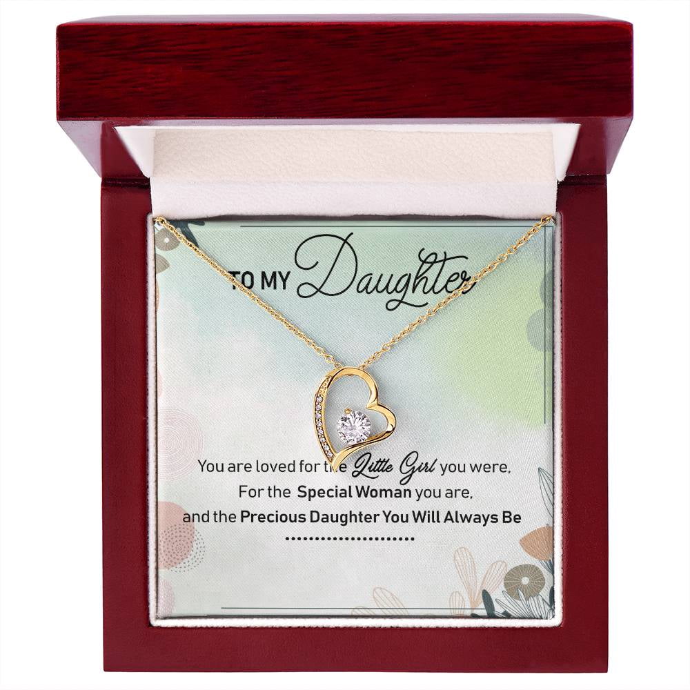 To My Daughter Message Card - Gift For Special Woman - Forever Love ...