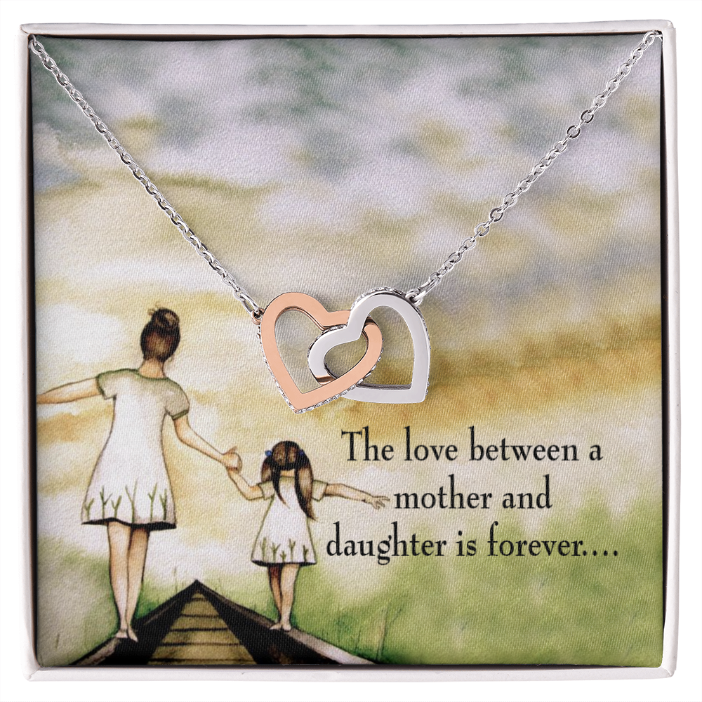 To My Daughter Mother Daughter Eternal Love Inseparable Necklace ...
