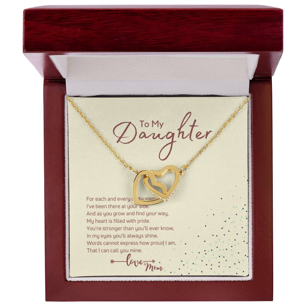 To My Daughter - Words Cannot Express How Proud I Am, Interlocking ...