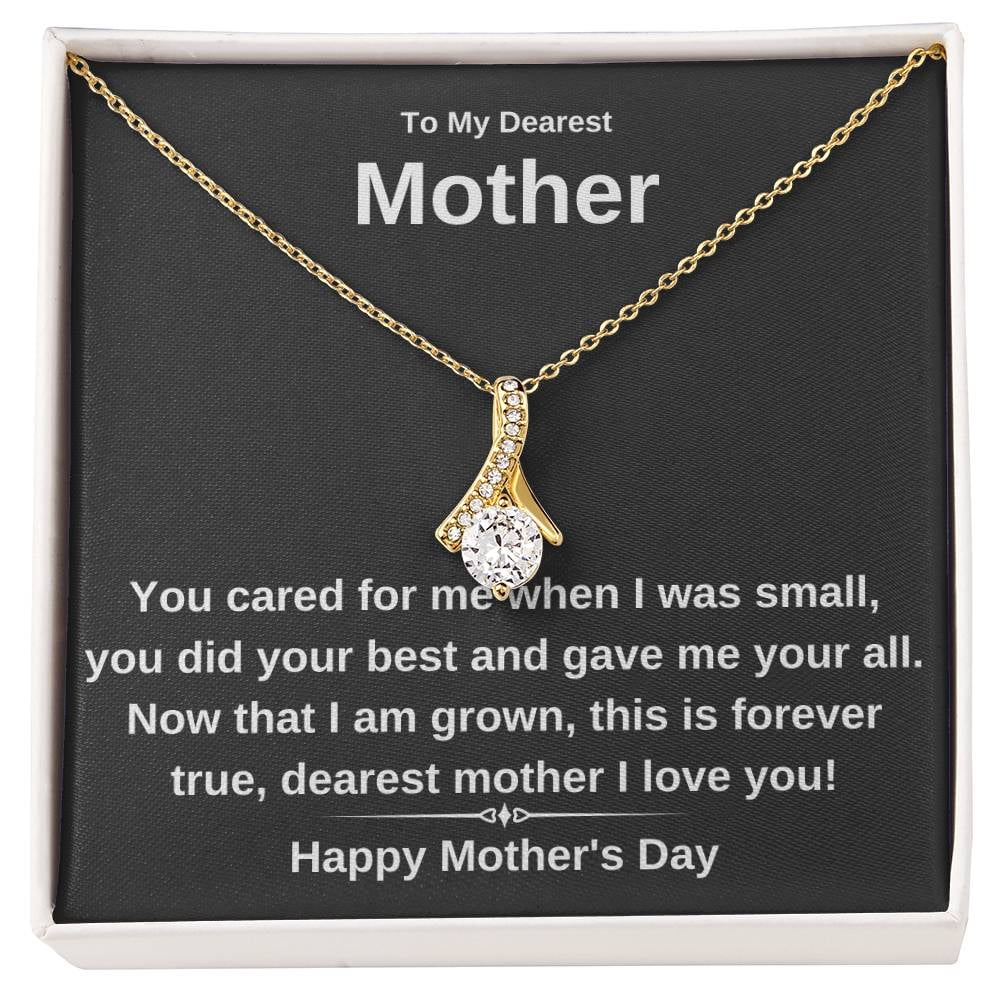 To My Dearest Mother - Forever True Necklace, Alluring Beauty Necklace ...
