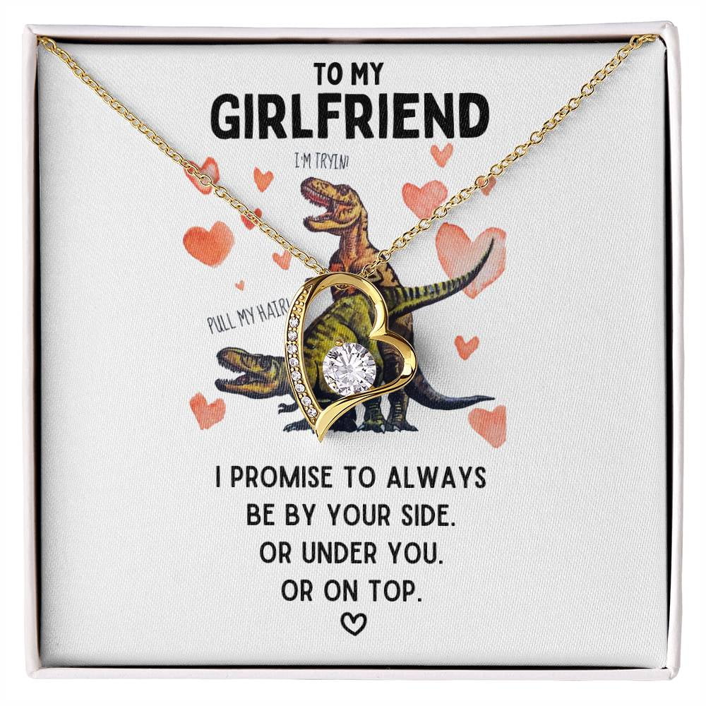 To My Girlfriend - Always By Your Side - Necklace, Forever Love ...