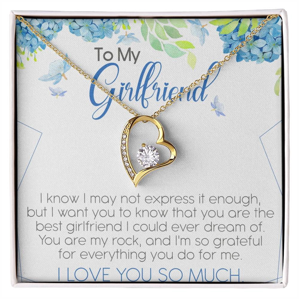To My Girlfriend Message Card - You Are The Best Girlfriend - Forever ...