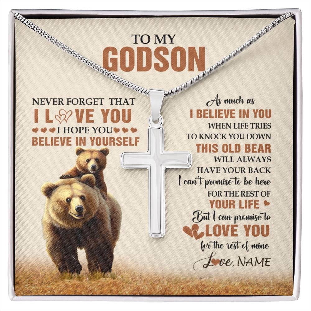 To My Godson From Godmother Uncle This Old Bear Love You Godson ...