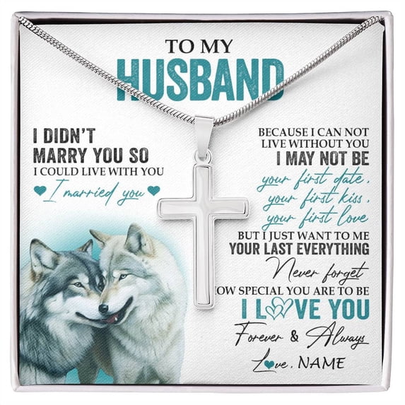 To My Husband From Wife I Didn't Marry You So Wolf For Husband Wedding ...