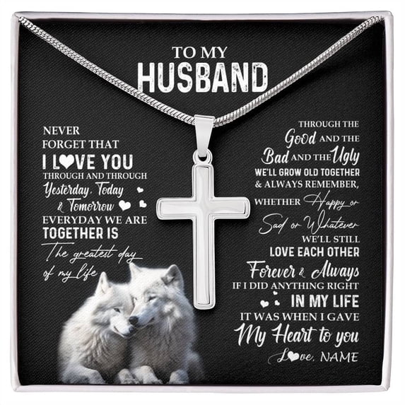 To My Husband From Wife Wolf Never Forget That I Love You Husband ...