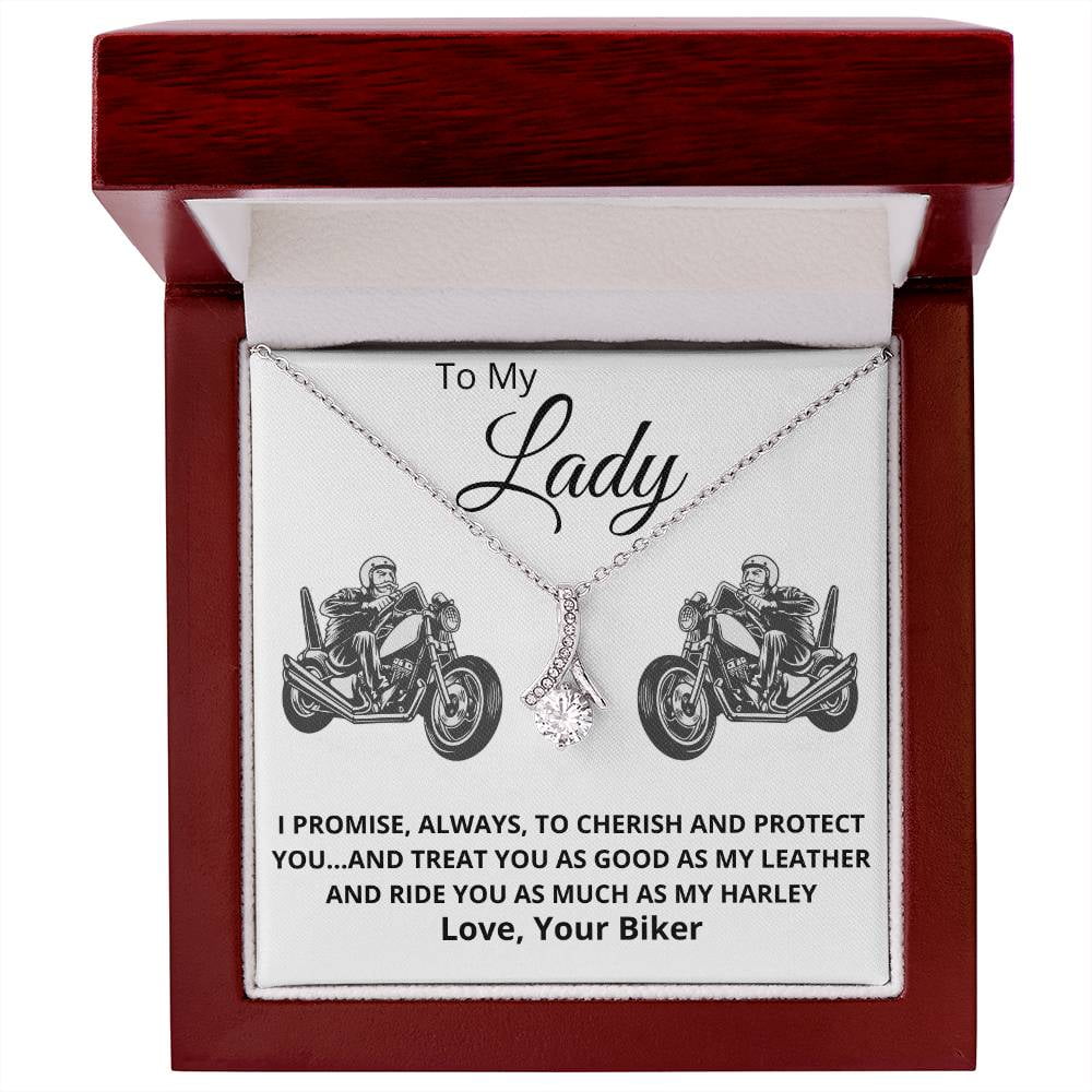 To My Lady - Cherish And Protect You, Alluring Beauty Necklace, 14k ...
