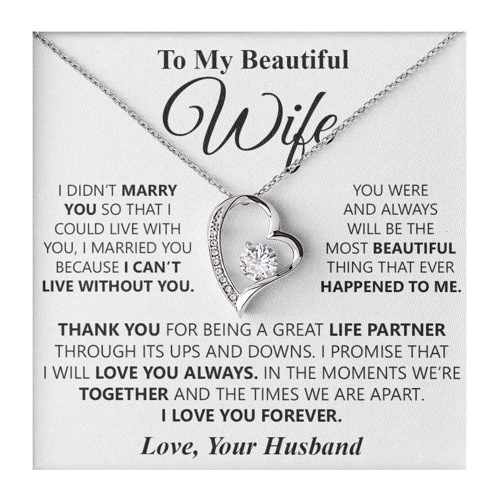To My Love Husband'S Amazing Jewelry Necklace For My Wife - Soulmate ...