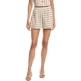 To My Lovers womens Stripe Short, s, Brown - Walmart.com