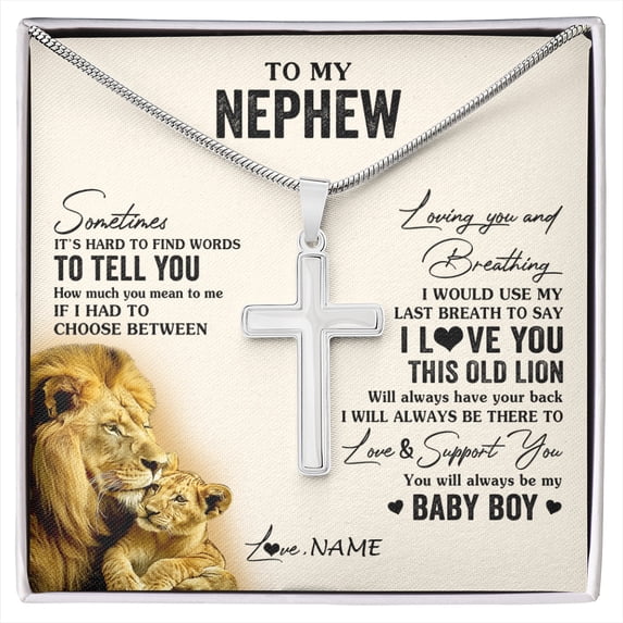 To My Nephew From Uncle I Love You This Old Lion Nephew Birthday ...