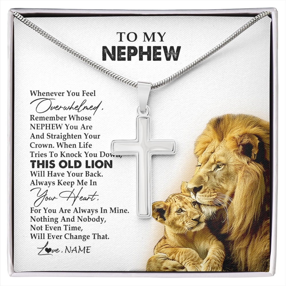 To My Nephew From Uncle Whenever You Feel Overwhelmed Lion Nephew ...