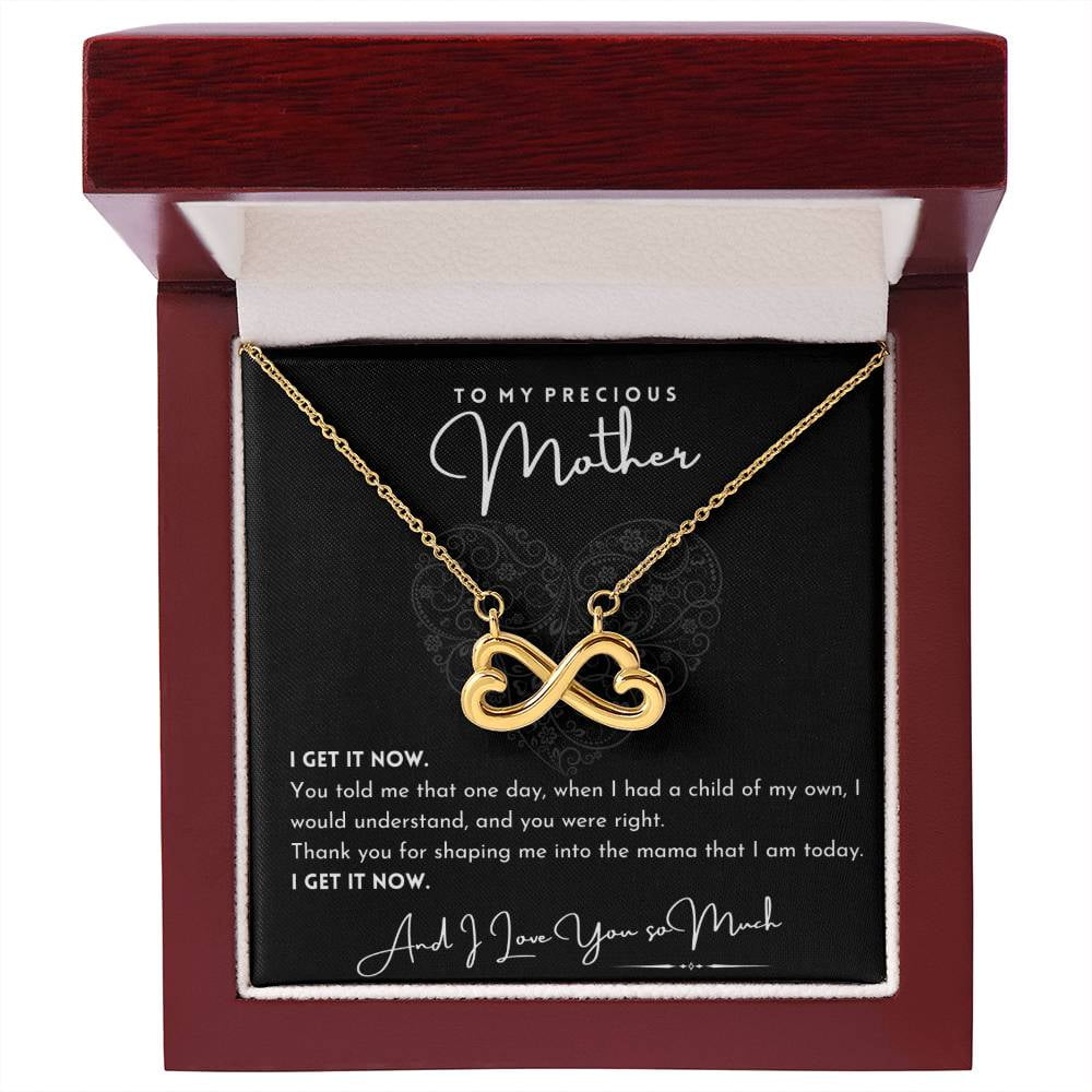 To My Precious Mother grandmother, Endless Love Necklace, 14k White ...
