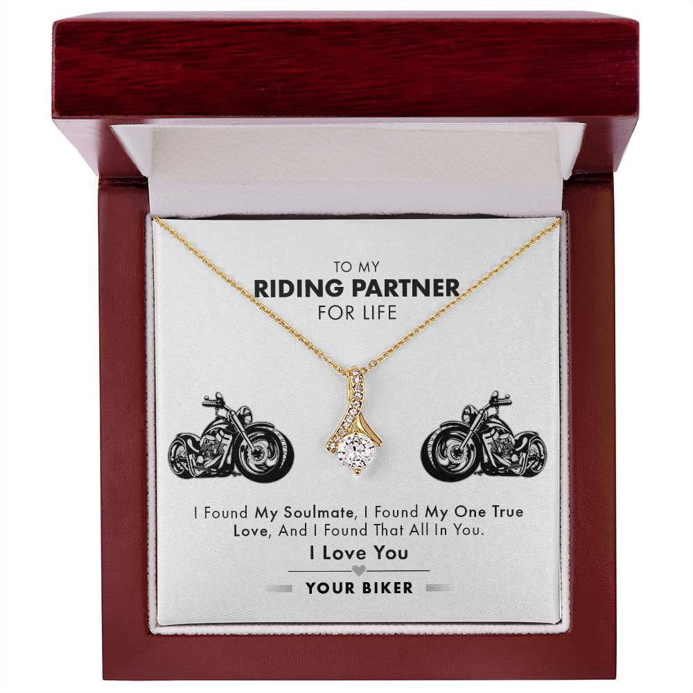 To My Riding Partner for Life – I Love You, Your Biker Necklace ...